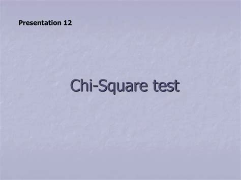 PPT Chi Square Test PowerPoint Presentation Free Download ID 520894