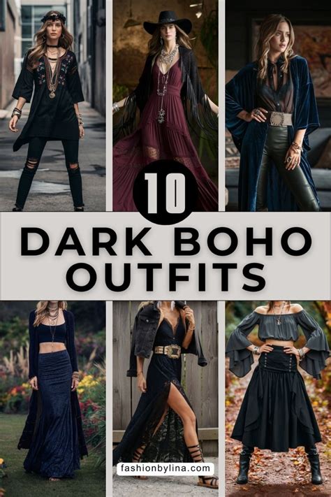 10 Dark Boho Outfits Effortless Style With A Twist Dark Boho