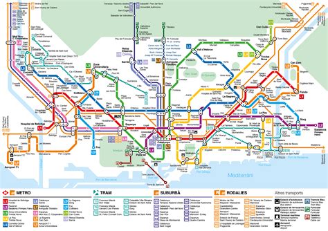 Barcelona Metro Map Artofit