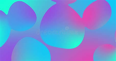Abstract Blue Pink And Purple Animation With Moving Orbs Futuristic Gradient Organic Liquid