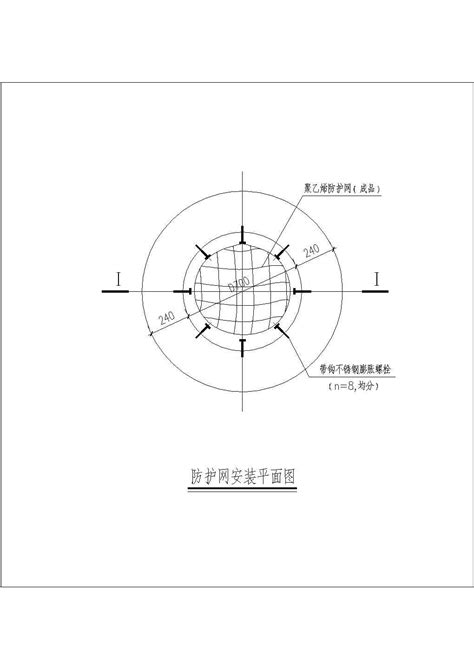 检查井防坠网设计详图给排水土木在线