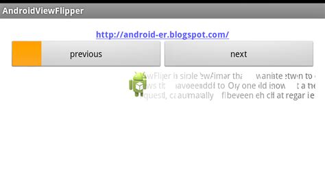 android er bi direction sliding viewflipper