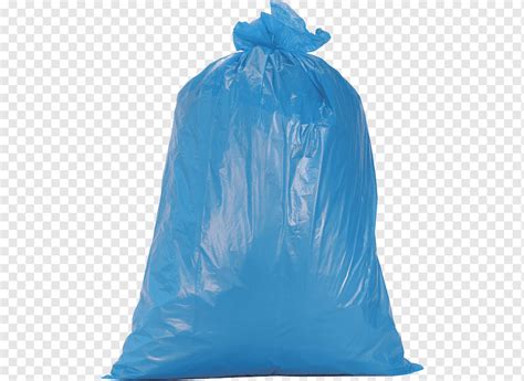 쓰레기 봉투 폐기물 선별 거니 자루 폴리에틸렌 봉투 푸른 악세사리 폐기물 Png Pngwing