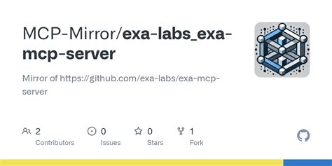 Github Mcp Mirrorexa Labsexa Mcp Server Mirror Of Github