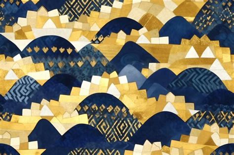 Premium Ai Image Modern Art Seamless Pattern Ai Generative