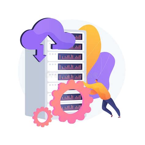 Big Data Engineering Abstract Concept Vector Illustration Stock Vector