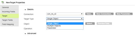 NetSuite RESTlet V2 Targets In Mappings