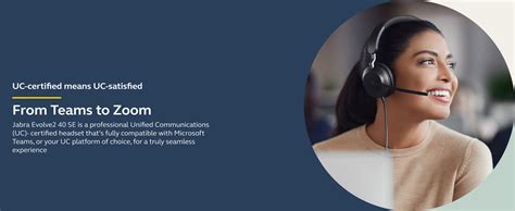 Jabra Evolve2 40 SE Wired Stereo Noise Cancelling Headset Features 3 Microphone Call