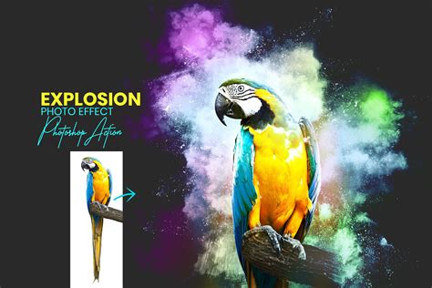 Explosion Photoshop Action Graphic By Mristudio · Creative Fabrica