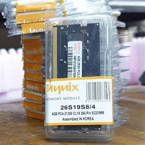 Promo Memory Ram Sodim Ddr4 4gb Hynix Pc2400 2666 Ram Laptop Ddr4 4gb