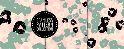 추상적인 모양의 다채로운 현대 원활한 패턴 벡터의 최신 콜라주 일러스트레이션 개체 그룹에 대한 스톡 벡터 아트 및 기타 이미지 개체 그룹 검은색 꽃 식물 Istock