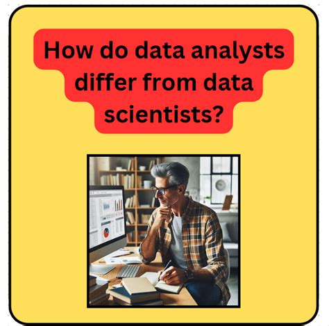 how do data analysts differ from data scientists