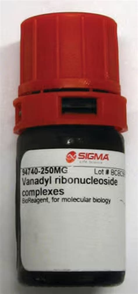 Vanadyl Ribonucleoside Complexes 1 X 250 Mg 94740 250mg Milliporesigma® Sigma Aldrich
