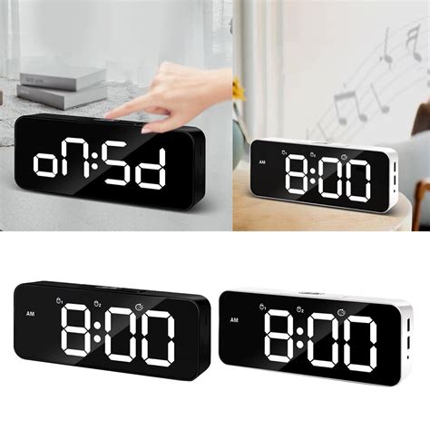 Digital Alarm Clock Large LED Display With Dual US Grandado