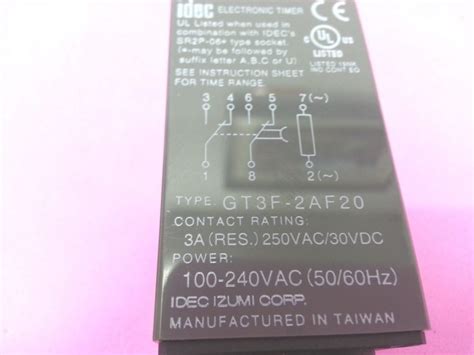 IDEC GT3F 2AF20 Electronic Timer USED GRANDBIRD