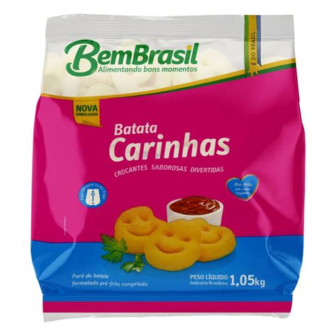 Batata Congelada Bem Brasil 1 05kg Carinhas Supermercado Mundial