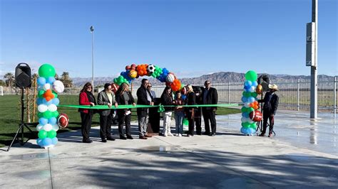 Mecca Elementary School Unveils New Sports Field And Outdoor Learning Space Kesq