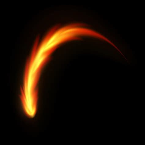 검은 배경에 화재 흔적 프리미엄 벡터