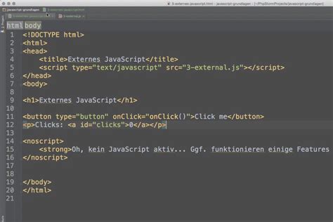 Grundlagen Tutorial Html Css Und Javascript