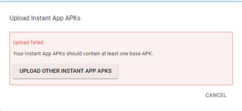 Unity Game Engine Failed Your Instant App Apks Should Contain At