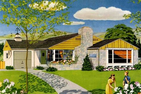1950s American Homes Revealed Incredible Photos Of 1950s Homes In