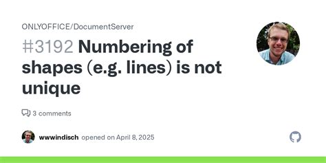 Numbering Of Shapes Eg Lines Is Not Unique · Issue 3192