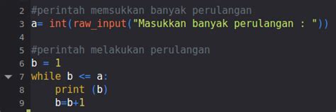Struktur Perulangan While Pada Python Itcampoeng