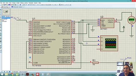 Spi Dac Mcp4921 And Pic18f4550 Hackeando Tec Youtube