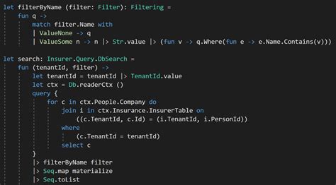 filtering with linq where · issue 683 · fsprojects sqlprovider · github