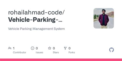 Github Rohailahmad Codevehicle Parking Management System Vehicle