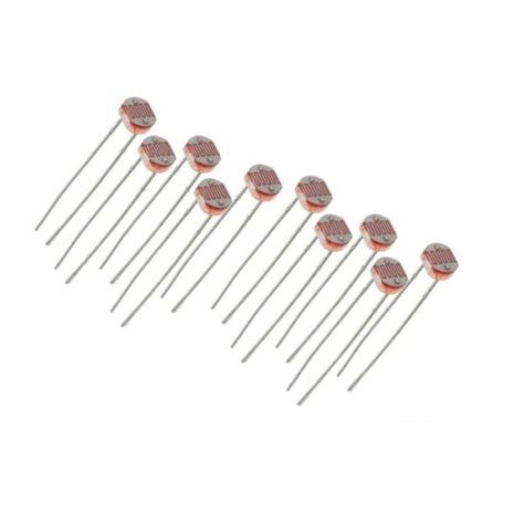 Kit Fotoresistencias Ldr 4 3mm X Ø 5 1mm 10u Cebek C 2795 Conectrol S A Electrónica