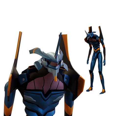 3d Model Rigged Eva 06 Unit Neon Genesis Evangelion Vr Ar Low Poly