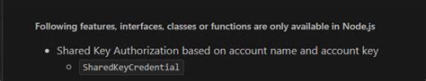 sharedkeycredential is not exported in azure storage blob js · issue 2862 · azure azure sdk for