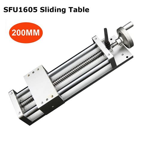 Miumaeov CNC Linear Slide Guide Ball Screw Manual SFU Ballscrew XYZ CNC Sliding Table