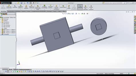 Solidworks Réaliser Un Assemblage Simple Youtube