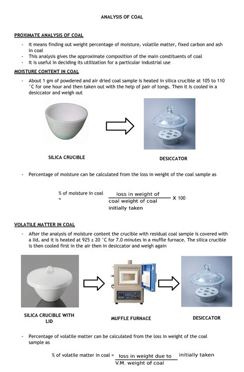 Analysis Of Coal Analysis Of Coal Analysis Of Coal Proximate Analysis Of Coal It Means