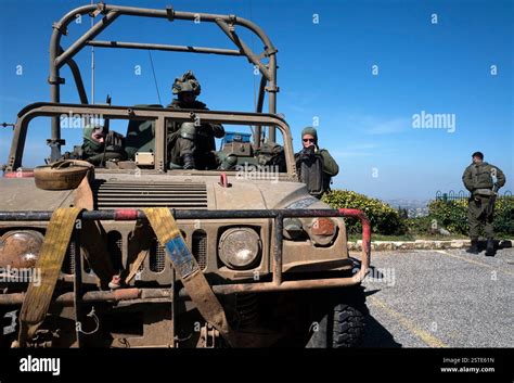northern israel israel 18th feb 2025 israeli soldeirs at ease as