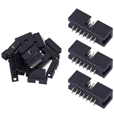 20pcs 14 Pin Box Header Connector Male Socket Terminal Pcb Electronic Project Eur 756 Picclick Fr