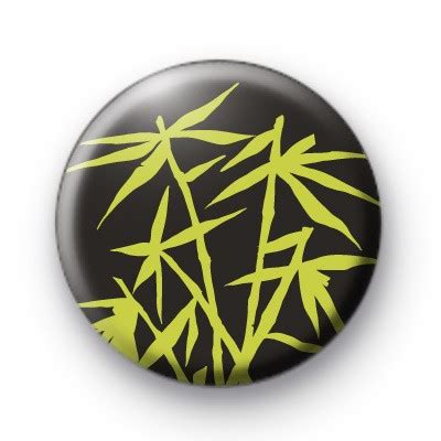 Bamboo Pattern Button Badge Kool Badges
