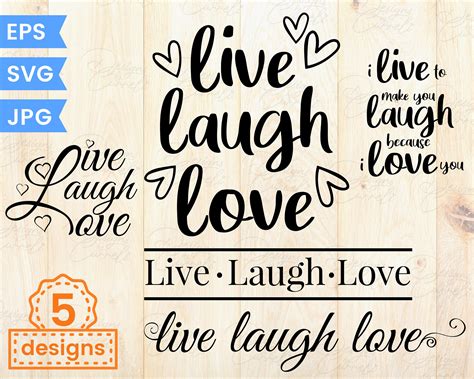 Love Collection Svg Live Laugh Love Svg Live Laugh Love Collection