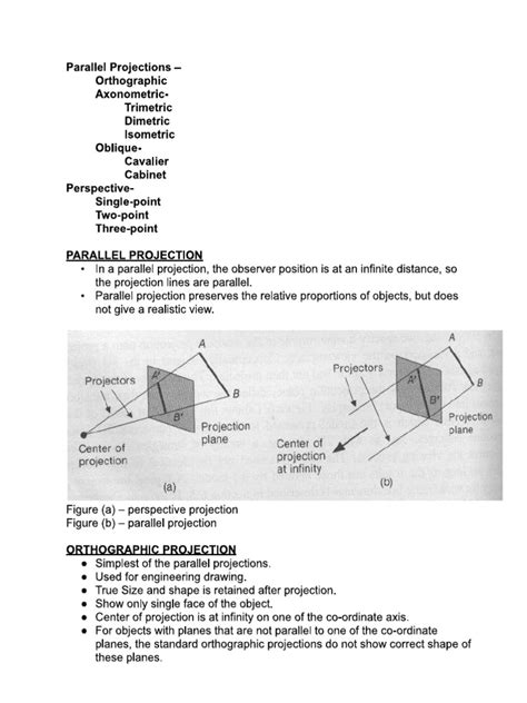 Projections In Computer Graphics Pdf