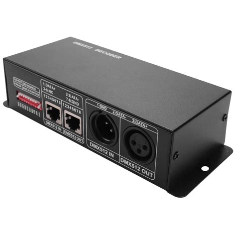 3ch Dc12 24v Rgbw Dmx 512 Декодер Светодиодный контроллер Rgb Led Dmx512 Декодер Dmx512 3ch