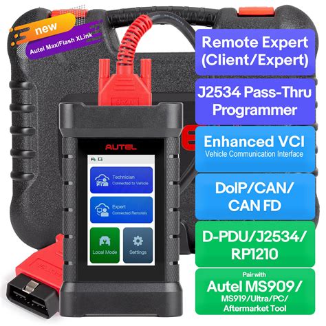Autel MaxiFlash XLink J2534 Tool Remote Expert ECU Programming Device