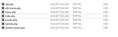 Membuat Aplikasi Crud Sederhana Dengan Php Dan Mysql Tutorialpedia