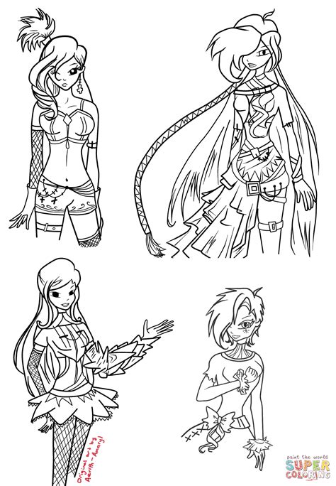 Disegno Di Le Ragazze Winx Da Colorare Disegni Da Colorare E Stampare