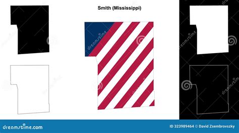 Smith Outline Map Stock Illustration Illustration Of Empty 323989464