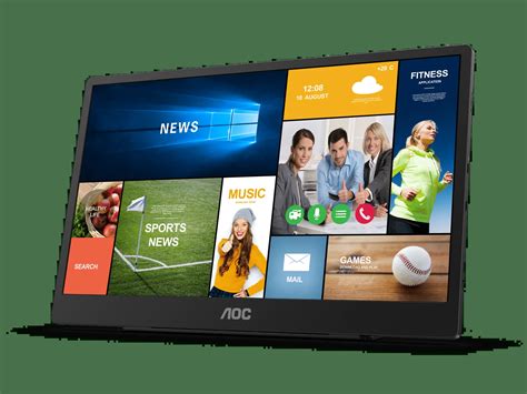 AOC T E Portable Monitor Chaos Computers