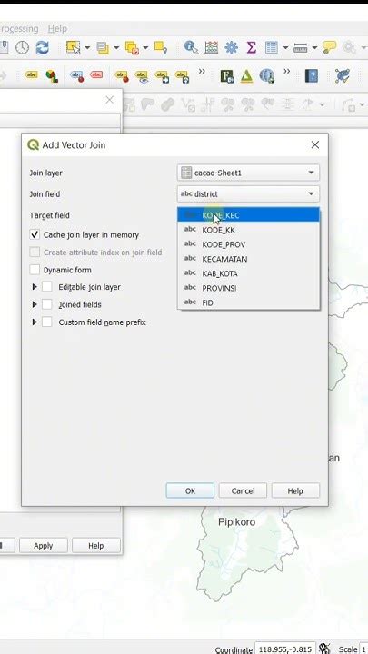 Join Table Di Qgis Youtube