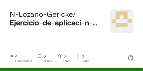 GitHub N Lozano Gericke Ejercicio De Aplicaci N DBC Y Excepciones En Equipo