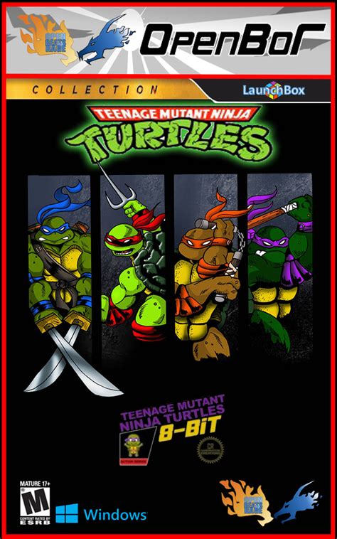 Tmnt 8 Bit Recolored And Extended Images Launchbox Games Database